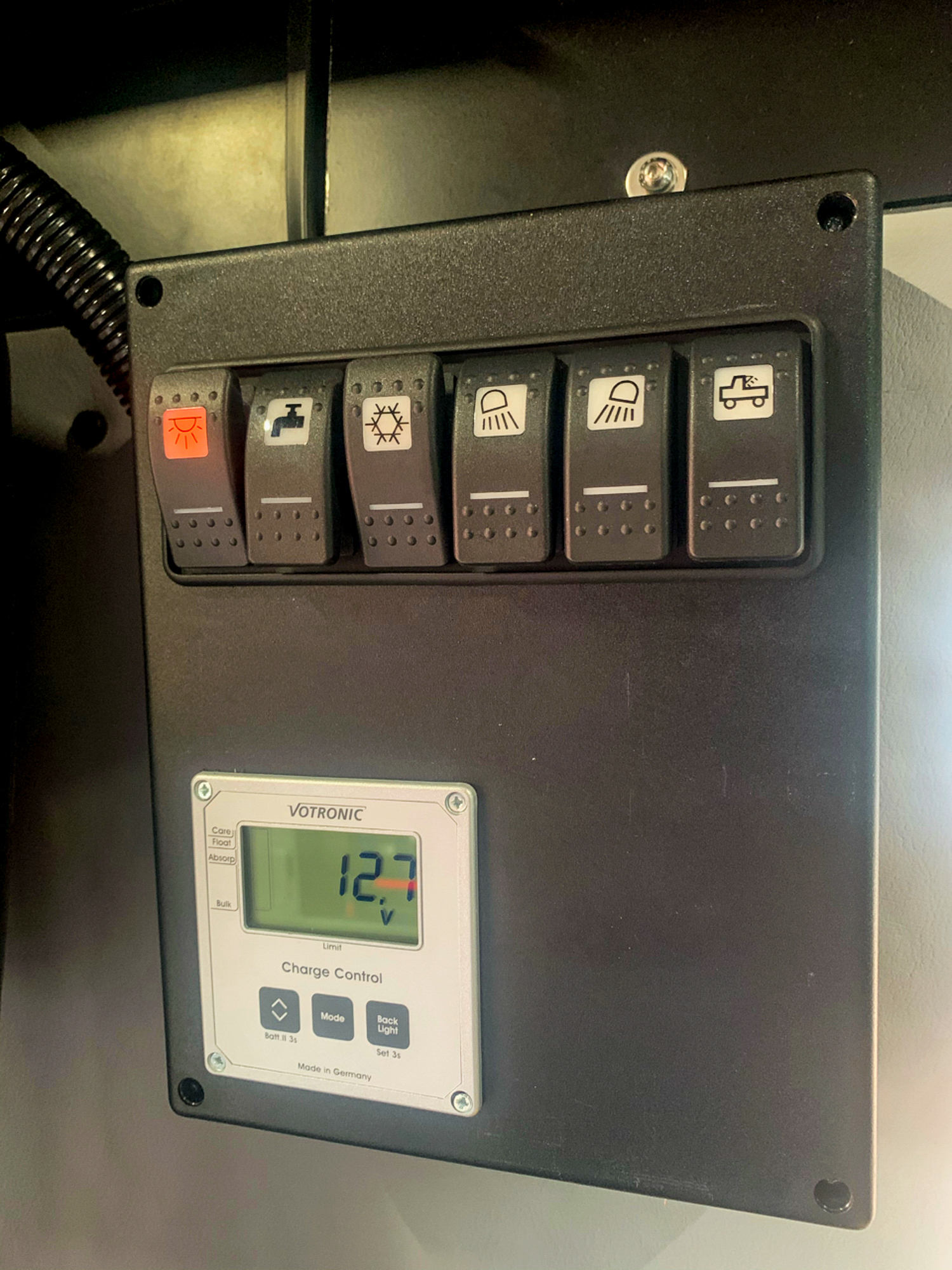 The Rear Switch Panel – 48 States of Gray
